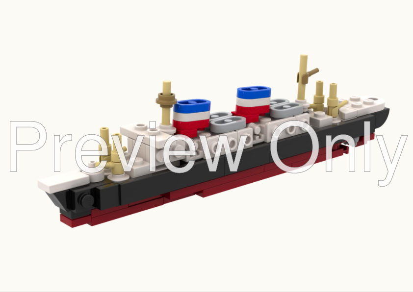 LEGO MOC SS America Ocean Liner by The Bobby Brix Channel | Rebrickable ...