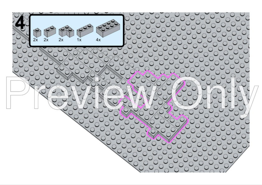 LEGO MOC Crater Baseplate by Second_Stone_Age | Rebrickable - Build ...