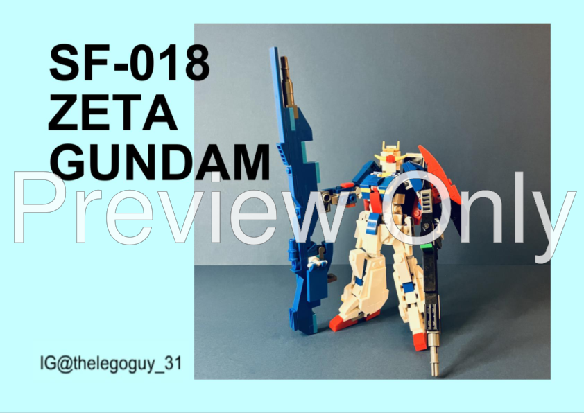 LEGO MOC SF-018 Zeta Gundam by TheLegoGuy31 | Rebrickable - Build with LEGO