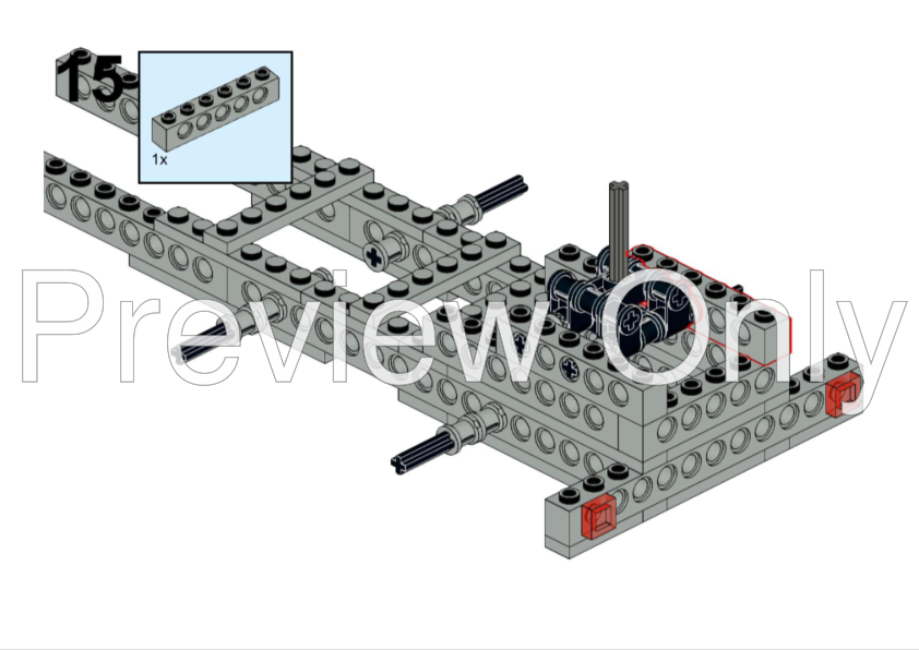 Lego Moc Red Truck By Treckerfahrer123 Rebrickable Build With Lego