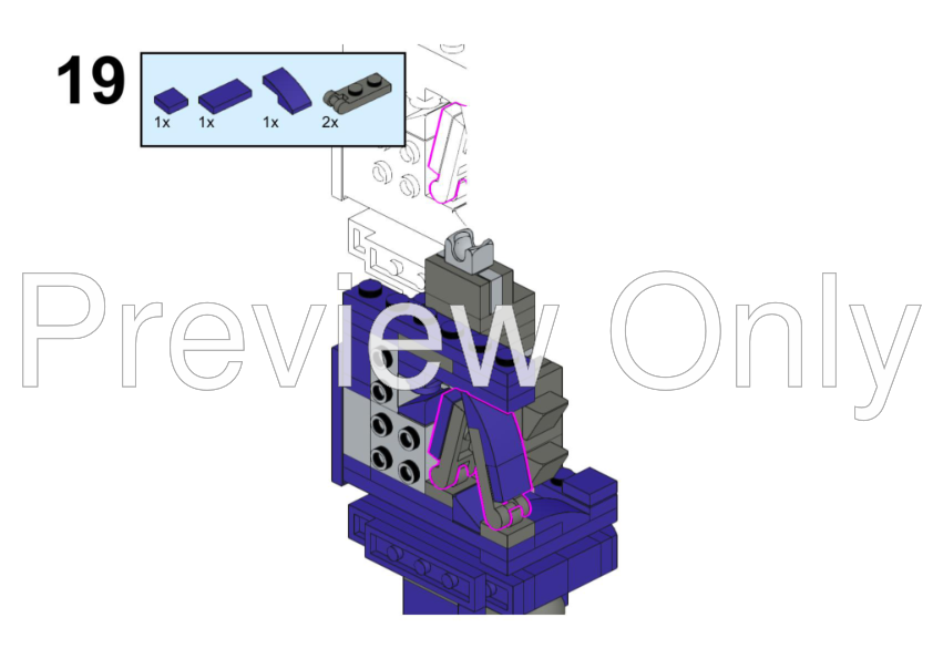 Lego Moc Twisted Bonnie By Excaliburtheone Rebrickable Build With Lego