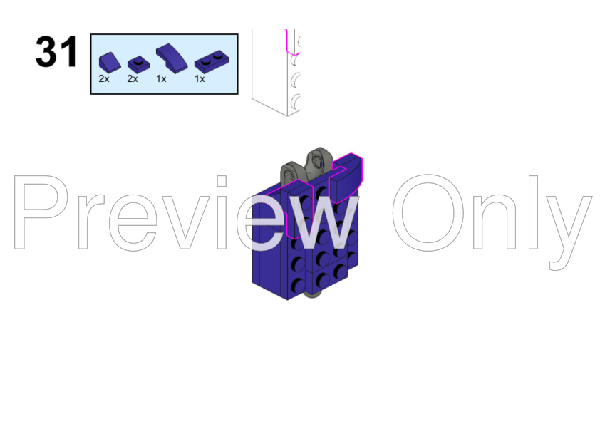 Lego Moc Twisted Bonnie By Excaliburtheone Rebrickable Build With Lego