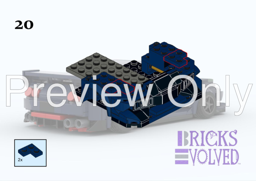 LEGO MOC Nissan GT-R r35 by Hycade by Bricks_Evolved | Rebrickable ...