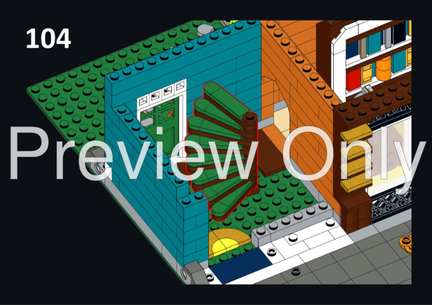 LEGO MOC Downtown Bookshop - 10270 Bookshop Alternative Build by PL ...