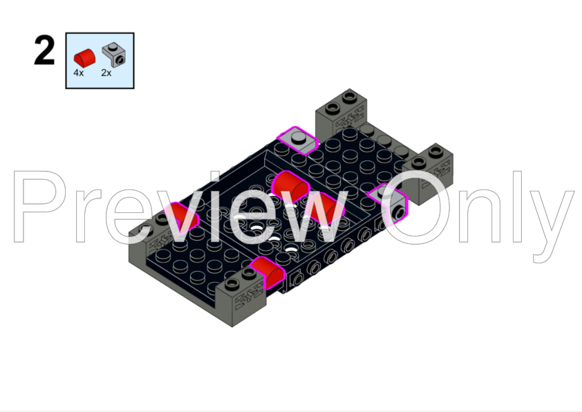 LEGO MOC 1971 Ford Mustang Mach 1 by KMPMOCS | Rebrickable - Build with ...