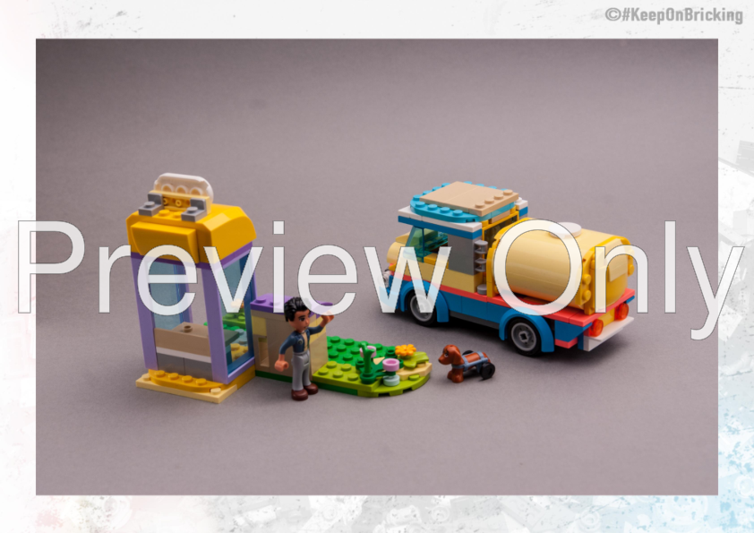 LEGO MOC 41741 Milk Truck by Keep On Bricking | Rebrickable - Build ...