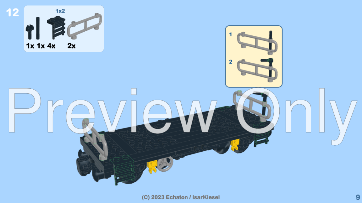 LEGO MOC 4-Wheel Cement Wagon UCS (8 studs wide) by Echaton ...