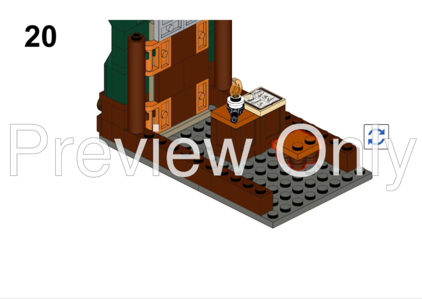 Lego Moc Medieval Inn By Huebre Rebrickable Build With Lego