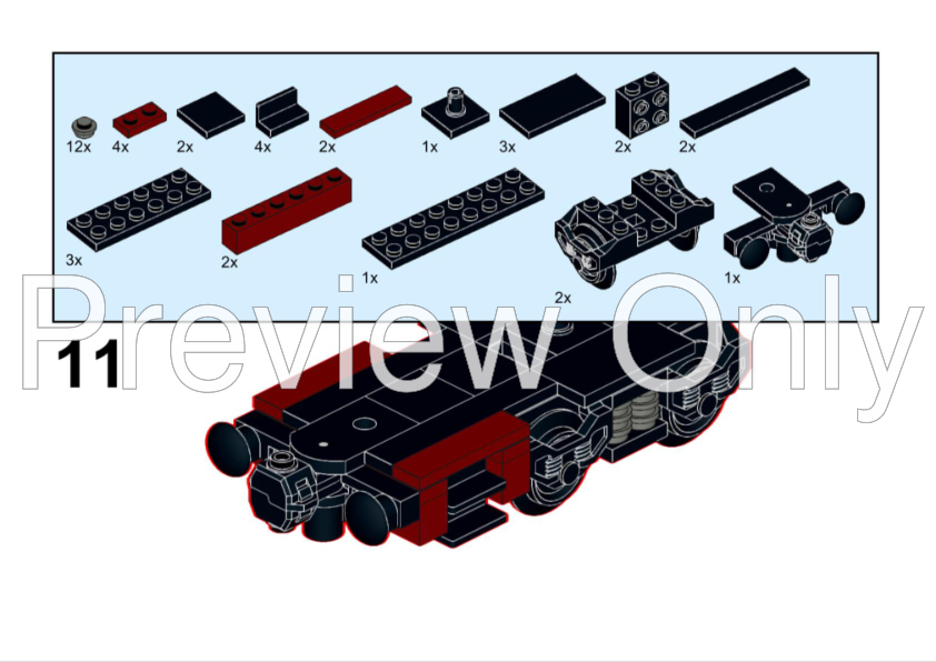 LEGO MOC French Wagons for "Le Capitole" Train by Handers | Rebrickable ...