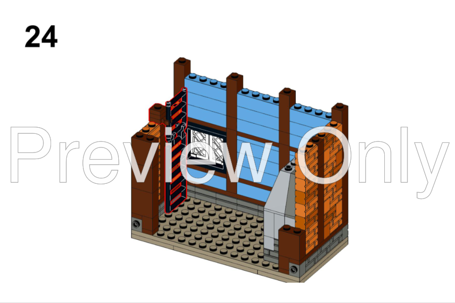 LEGO MOC Dutch Medieval Village House by cBricksTutorials | Rebrickable ...