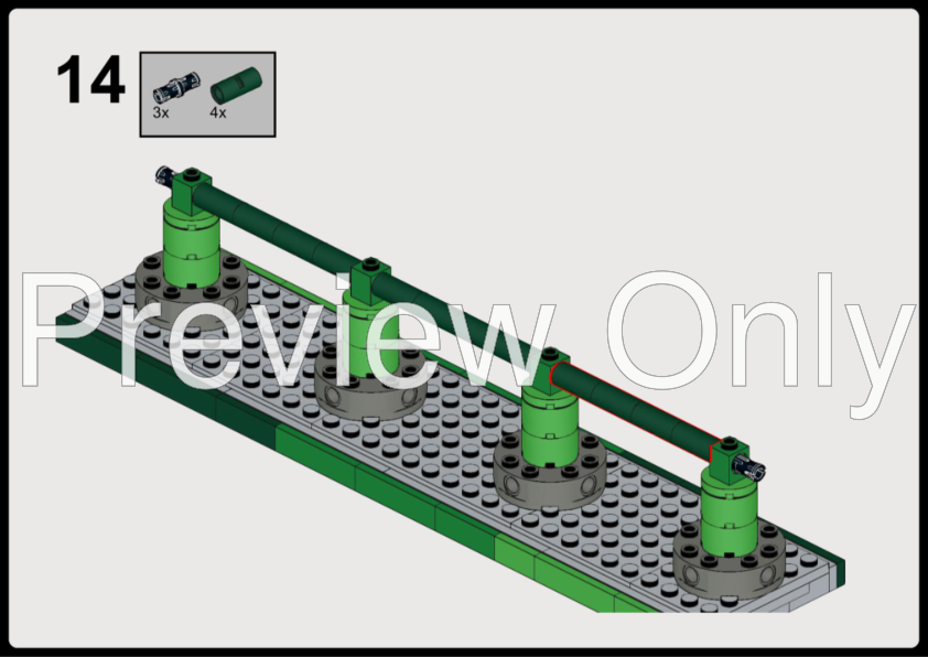 Lego Moc Rollercoaster Helix Liseberg By Coastersbricksworldwide