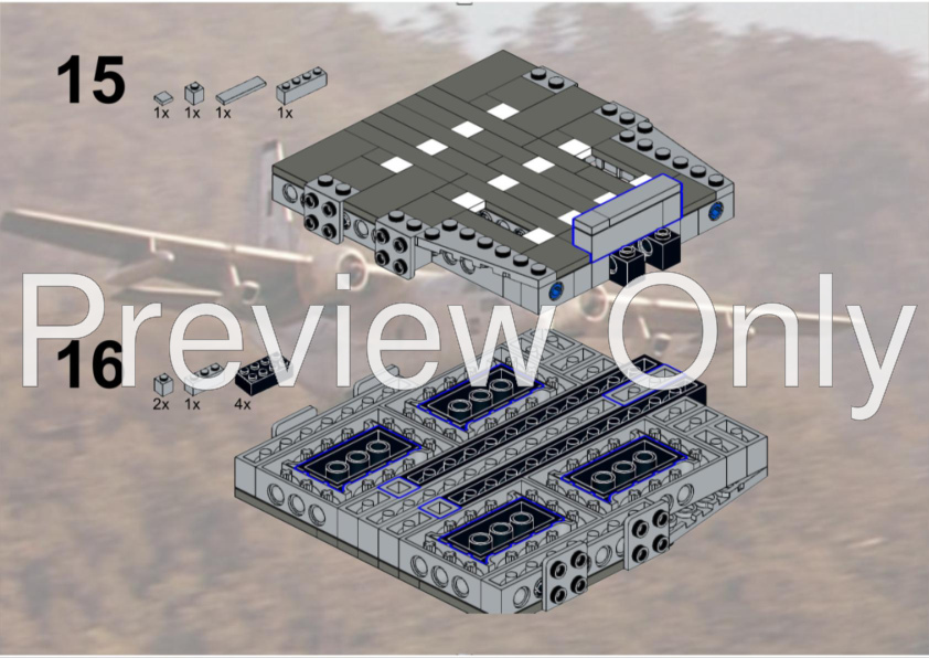 LEGO MOC Fairchild C-123K / 1:35 Scale *Minifigure* by Dwelve ...