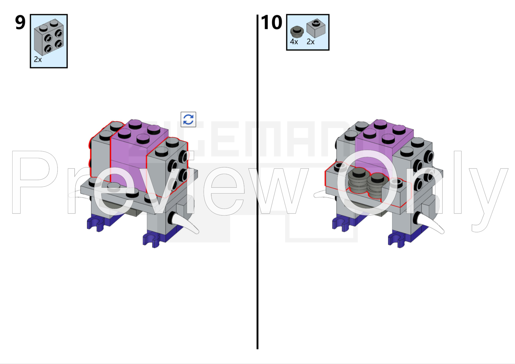 LEGO MOC Stone Imp by ttZIGEMANN | Rebrickable - Build with LEGO