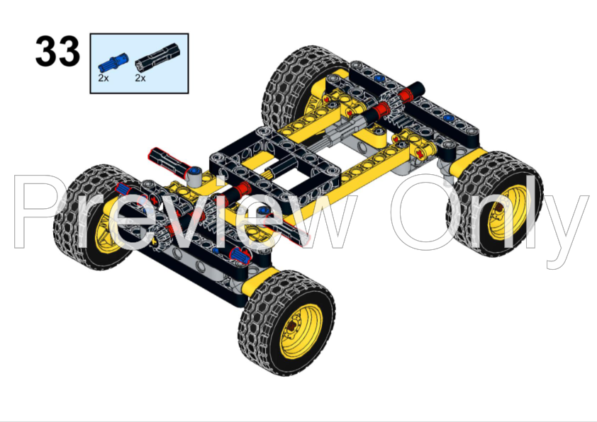 Lego Moc Mobile Excavator By Reinard Rebrickable Build With Lego