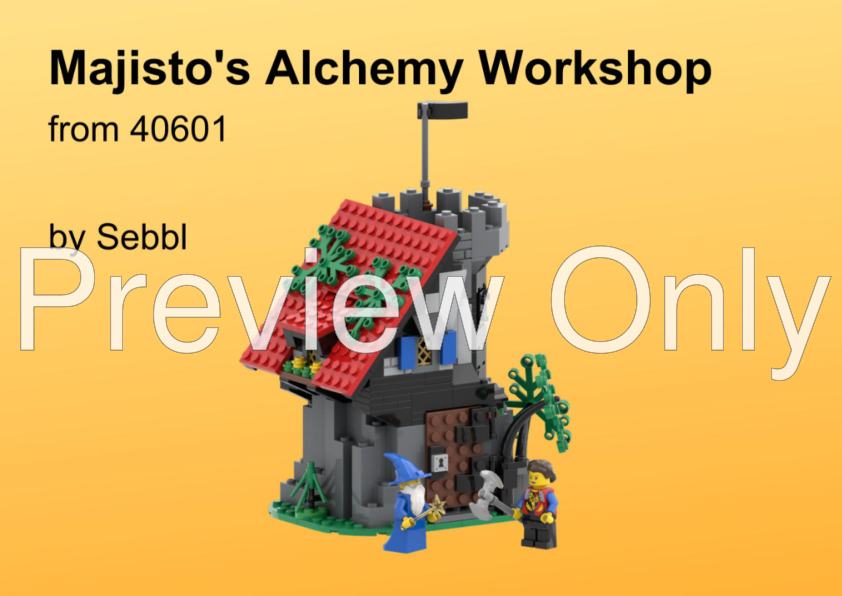 LEGO MOC 40601: Majisto's Alchemy Workshop by sebbl | Rebrickable ...