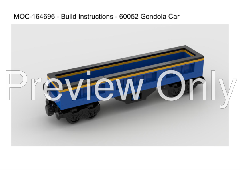 LEGO MOC 60052 Upgrades - Box Car, Gondola, Lights by TrainsWithLights ...