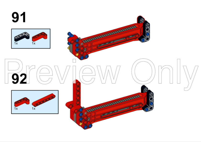 LEGO MOC 42098 camión elevador de gancho by RPM Technic Creations ...
