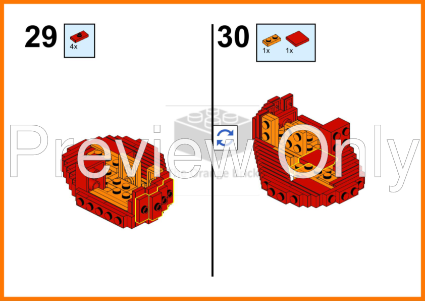 Lego Moc Kirby 8 Figure By Theorangebrick Rebrickable Build With Lego