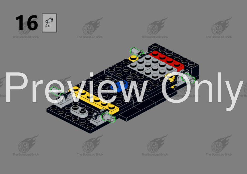 LEGO MOC Ford Focus RS RX by TheBoostedBrick | Rebrickable - Build with ...