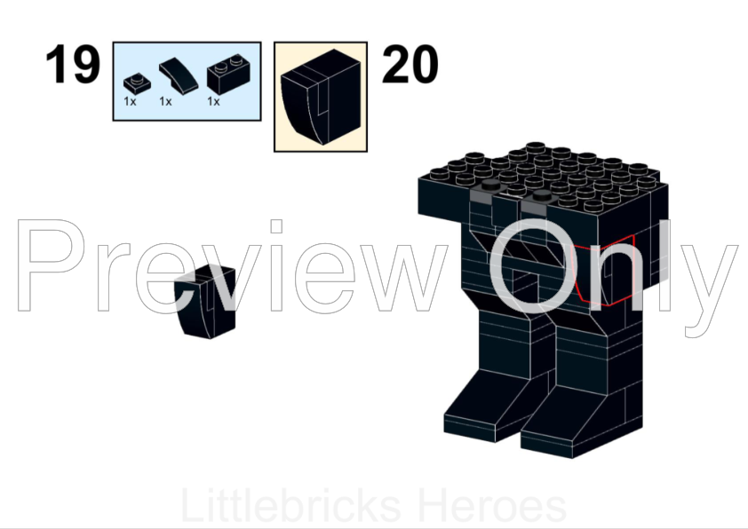 Lego Moc Terminator Lego Figure By Littlebricksheroes Rebrickable