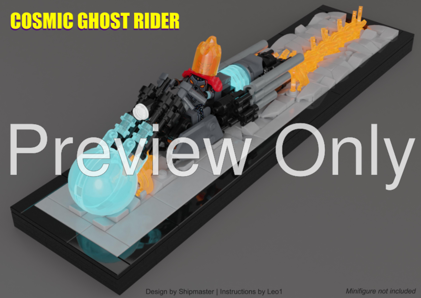 LEGO MOC Cosmic Ghost Rider by Undisputed_Shipmaster | Rebrickable ...