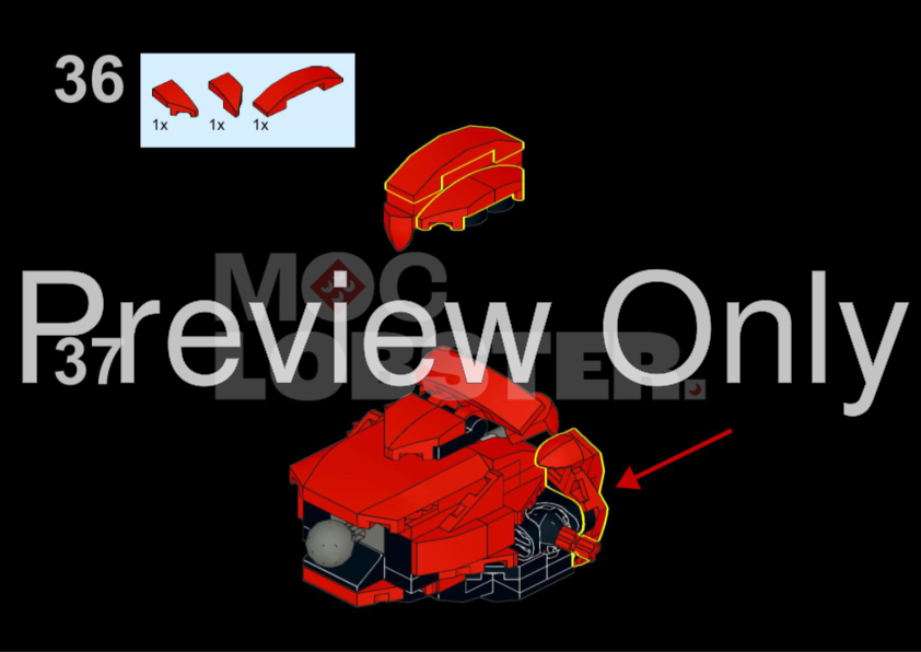 LEGO MOC XR-3 'Red Mist' by Moc_Lobster | Rebrickable - Build with LEGO