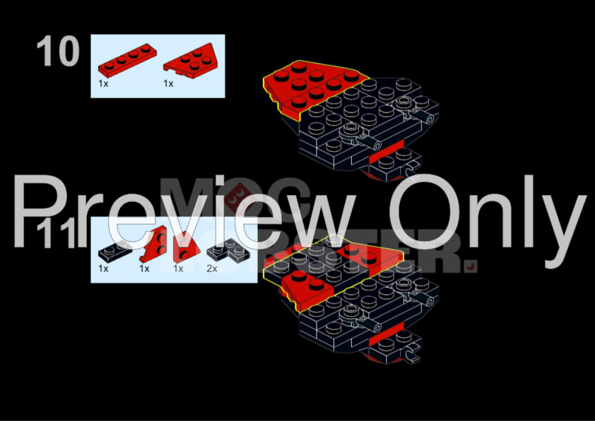 LEGO MOC XR-3 'Red Mist' by Moc_Lobster | Rebrickable - Build with LEGO