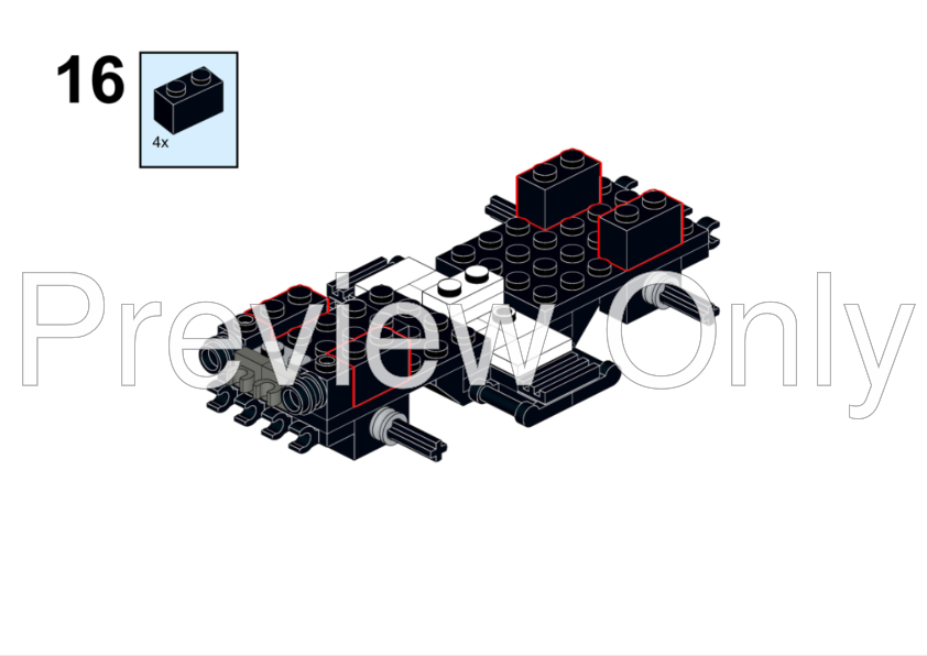 Lego Moc Un Futuristic Mrap Armored Vehicle By Guysmileylego