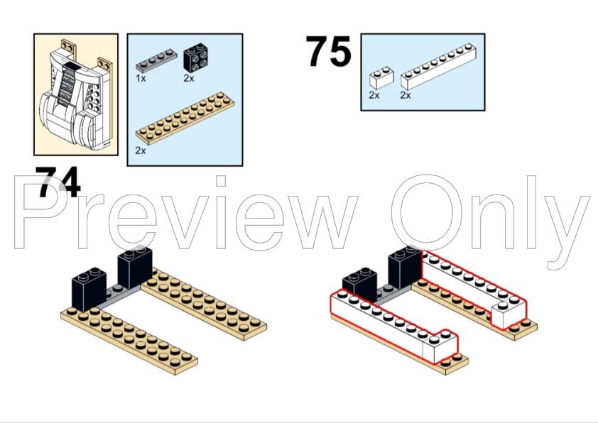 LEGO MOC helmet Clone Commander Neyo by Alex_BricKartuss | Rebrickable ...