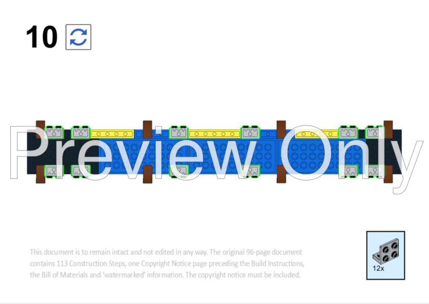 LEGO MOC Emerald Night Carriages - Large Size by TrainsWithLights ...