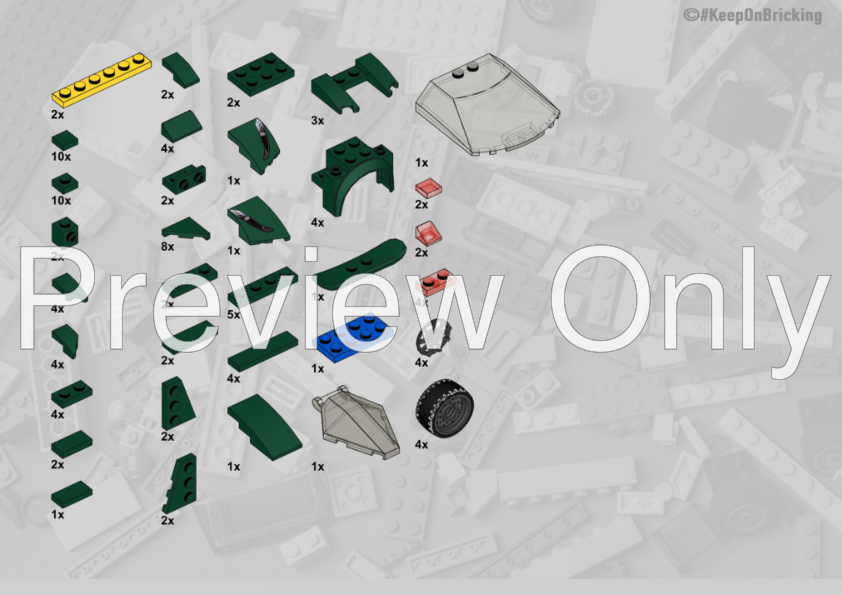 LEGO MOC 76907 Hovercar by Keep On Bricking | Rebrickable - Build with LEGO