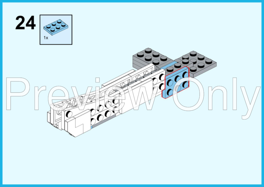 LEGO MOC SU-35 Light Blue Camo (1/72 scale) by abracada_brick | Rebrickable - Build with LEGO