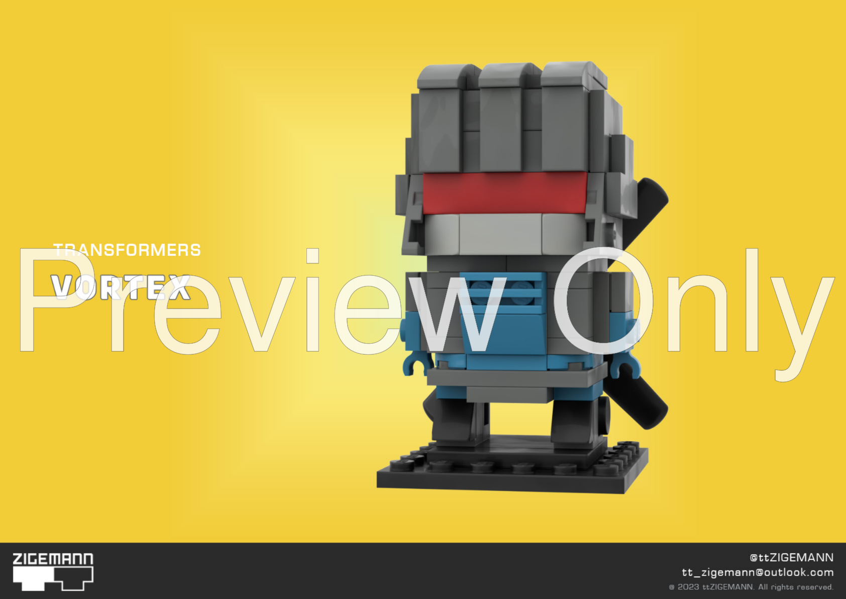 LEGO MOC Vortex Combaticons by ttZIGEMANN | Rebrickable - Build with LEGO