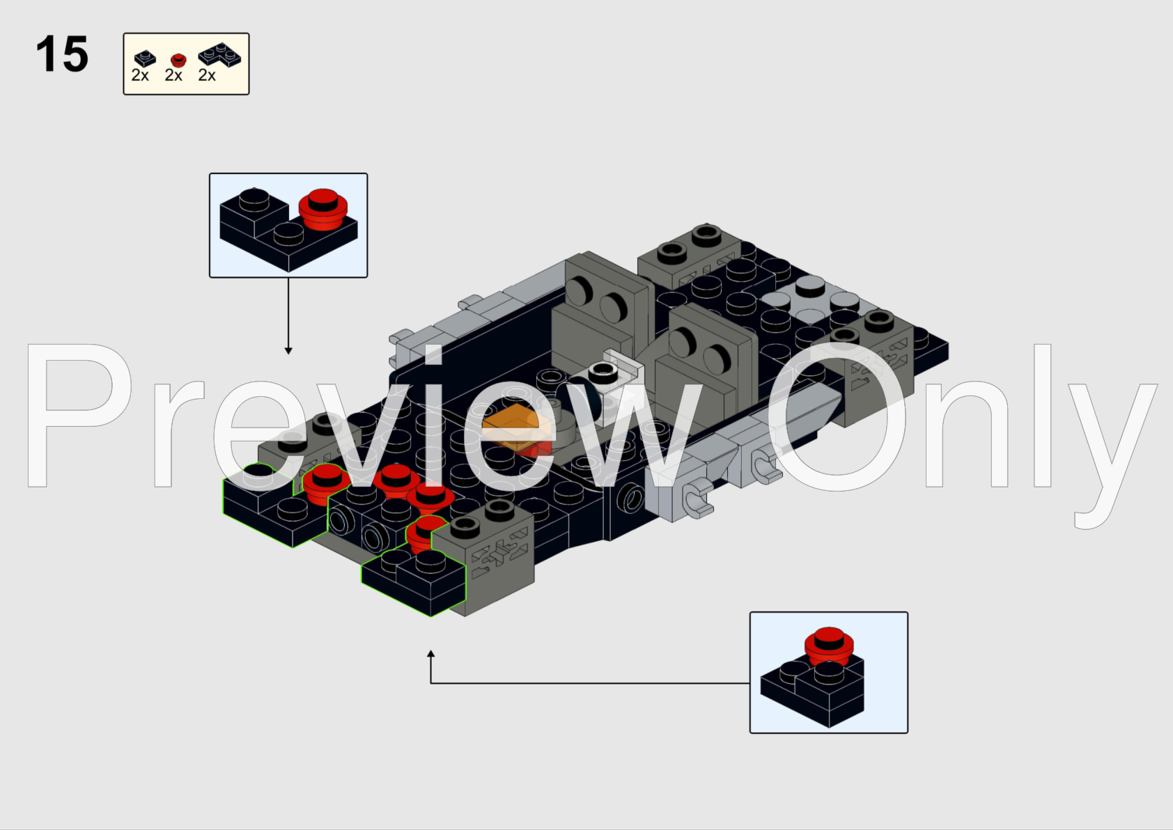 Lego Moc Delorean Time Machine By Barneius Rebrickable Build With Lego