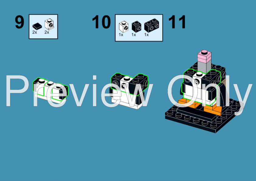 LEGO MOC VALORANT Dan the Penguin and Tactibear Brickheadz by Penguins ...