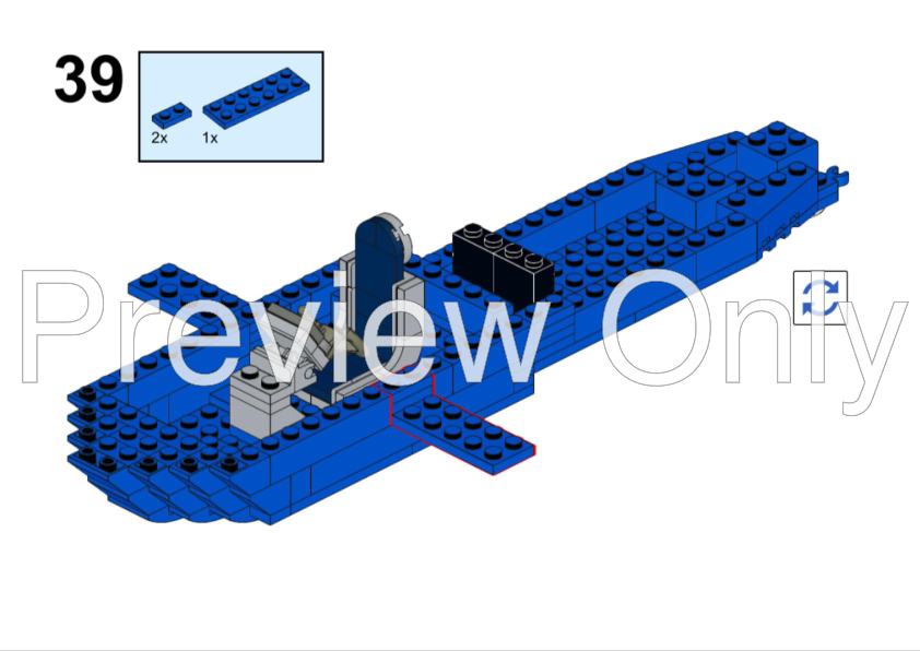 LEGO MOC 1967 Bluebird K7 Hydroplane by jameshigson0512 | Rebrickable ...