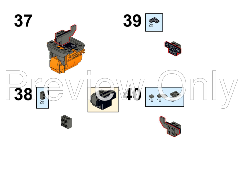 LEGO MOC Deoxys attack forme by mandroid99 | Rebrickable - Build with LEGO