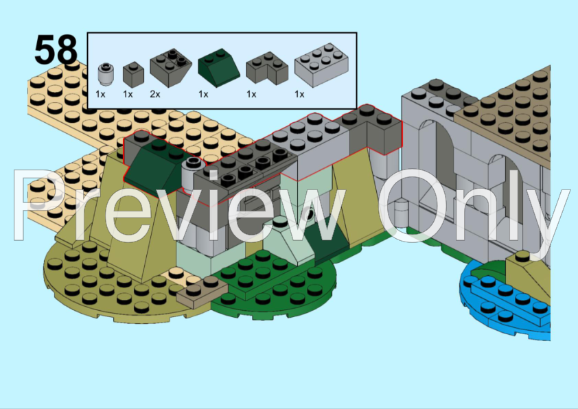 LEGO MOC Black Falcon's Fort by Nightlord_Builds | Rebrickable - Build ...