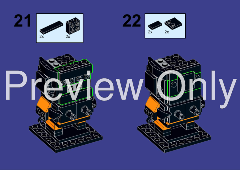 Lego Moc Lethal Company Crewmate Brickheadz By Penguins And Plastic
