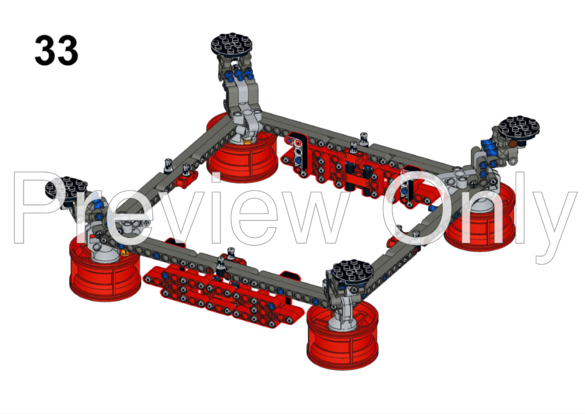 Lego Moc 42082 The Christmas Pyramid By Afromatte Rebrickable