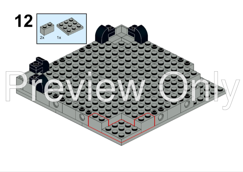LEGO MOC Gothic Arch II by Castle_Builder | Rebrickable - Build with LEGO