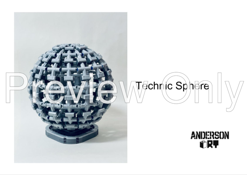 LEGO MOC Technic Sphere by anderson_brick_art | Rebrickable - Build ...