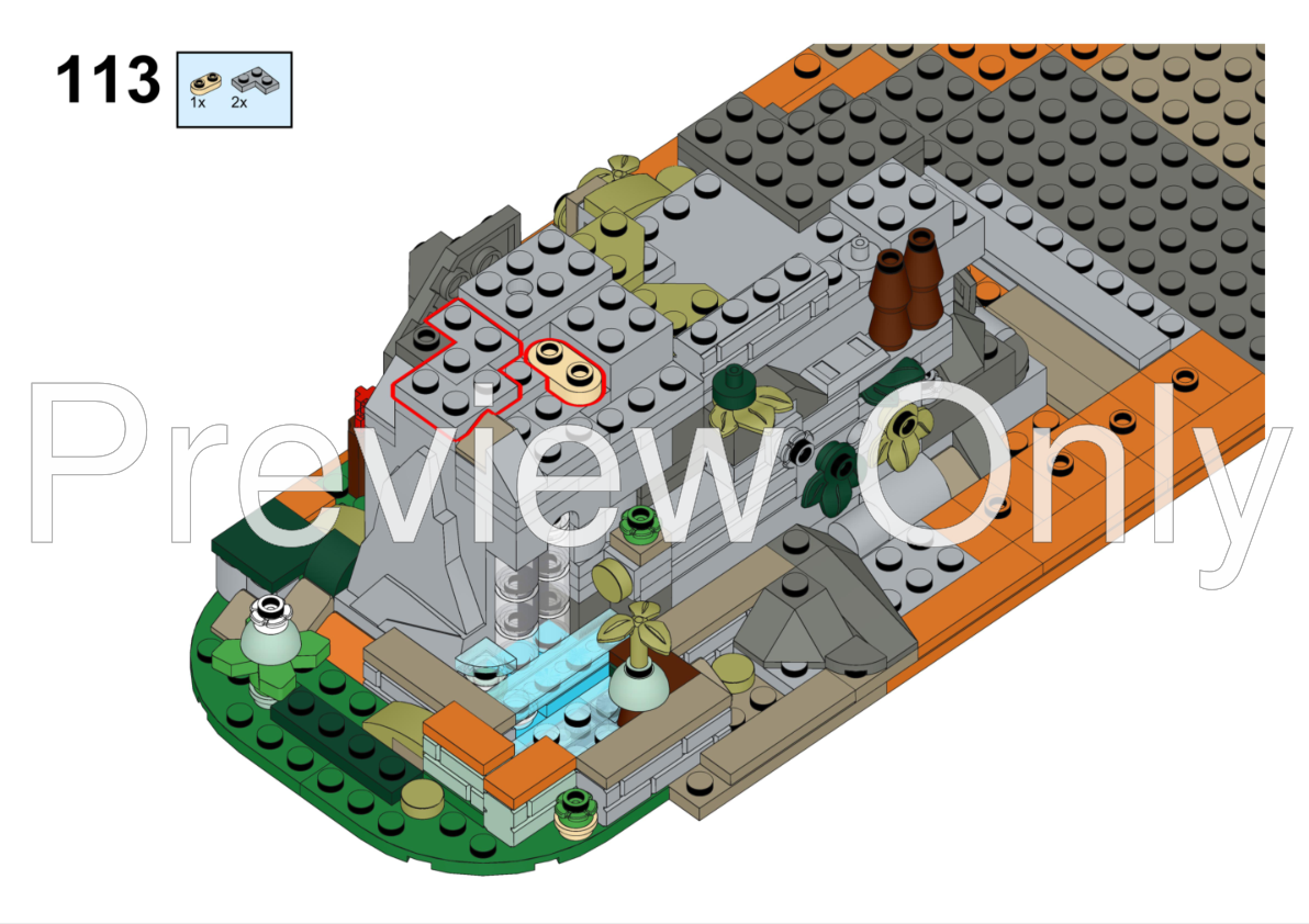 Lego Moc Cosy Cabin A Log Cabin For Two By Deesot Rebrickable
