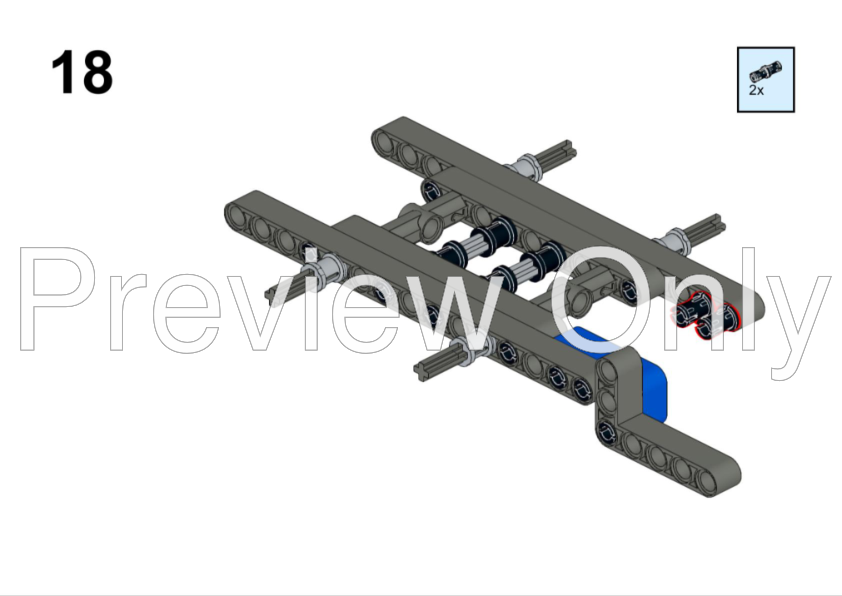 LEGO MOC-165786 8052 C Model / Flatbed Trailer by P3rlE | Rebrickable ...