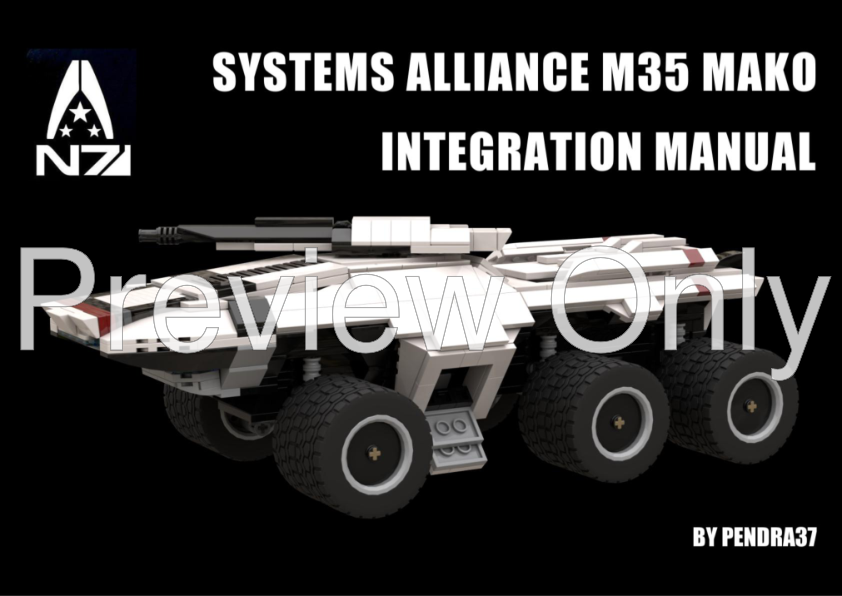 LEGO MOC Mass Effect M35 Mako - minifig scale by Pendra37 | Rebrickable ...