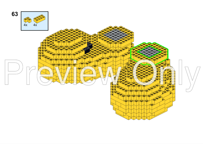 LEGO MOC Mickey Mouse by BrickBuildsBjorn | Rebrickable - Build with LEGO