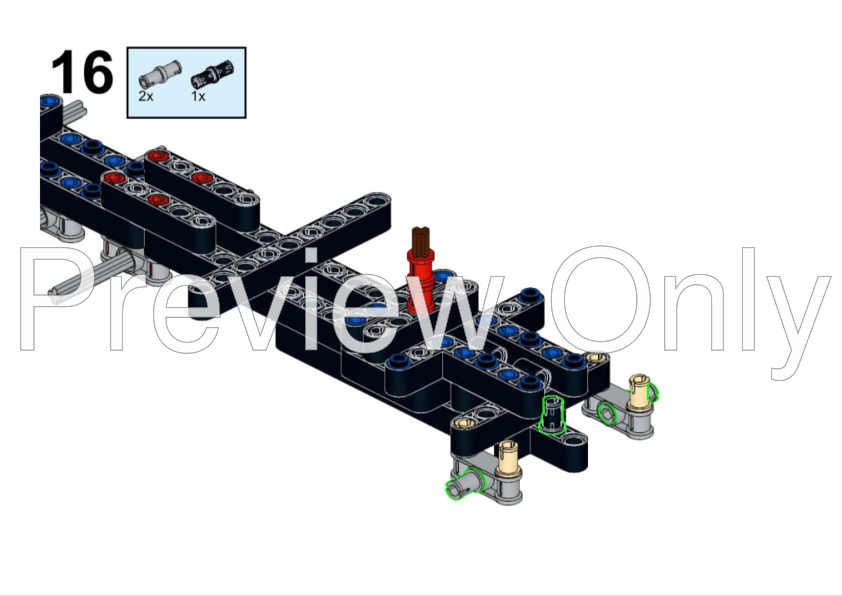 Lego Moc Us Road King Semi By Technicmodlr Rebrickable Build With Lego
