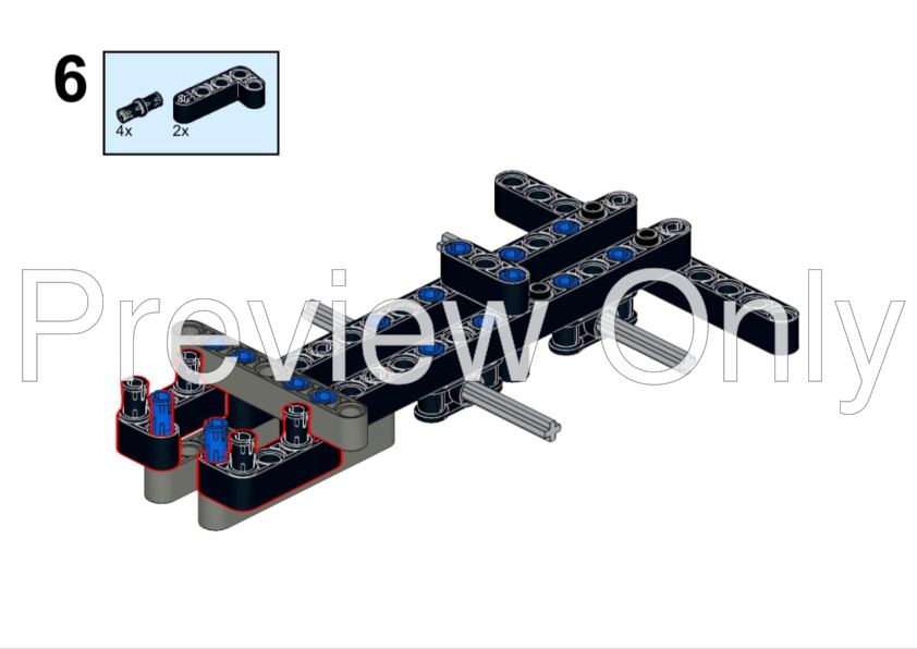 LEGO MOC US Cabover Semi Truck by TechnicModlr | Rebrickable - Build ...