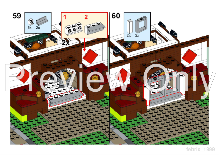 LEGO MOC Modular Family Reunion Celebration Extension - 2x 80113 ...