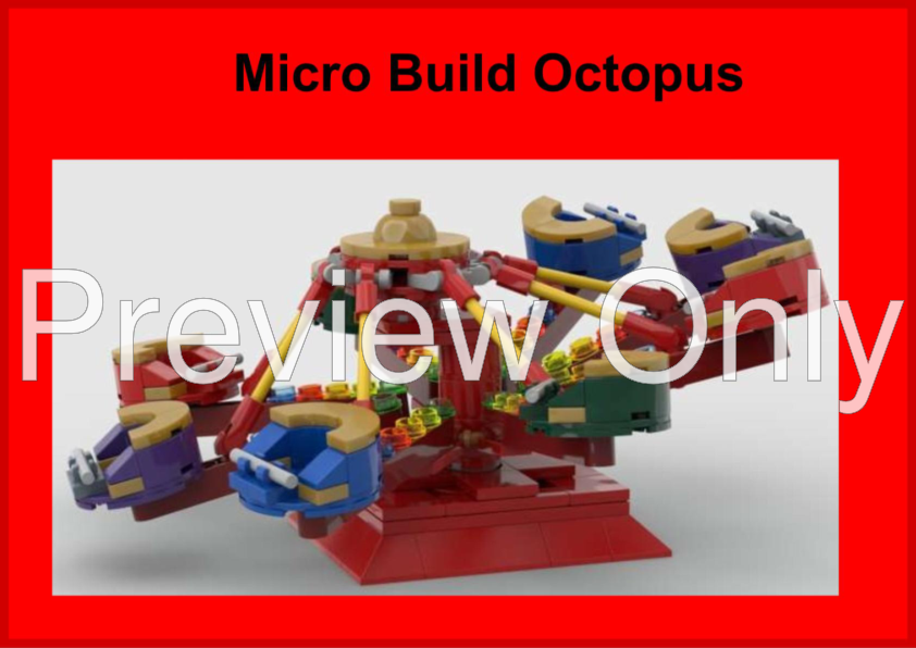 LEGO MOC Micro Build _ Octopus Fairground ride by Gdale | Rebrickable ...